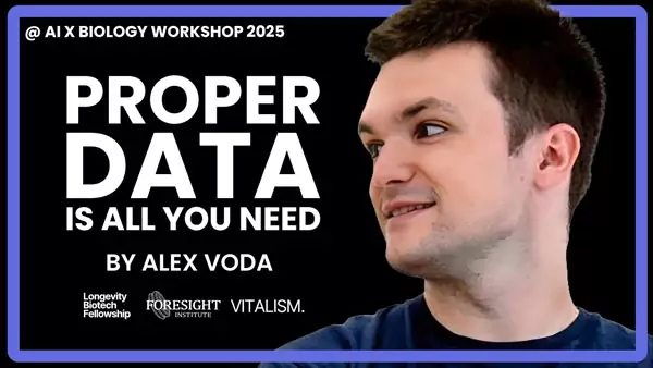 Alex Voda – Proper Data Is All You Need @ AI X Bio Workshop ’25 - Foresight